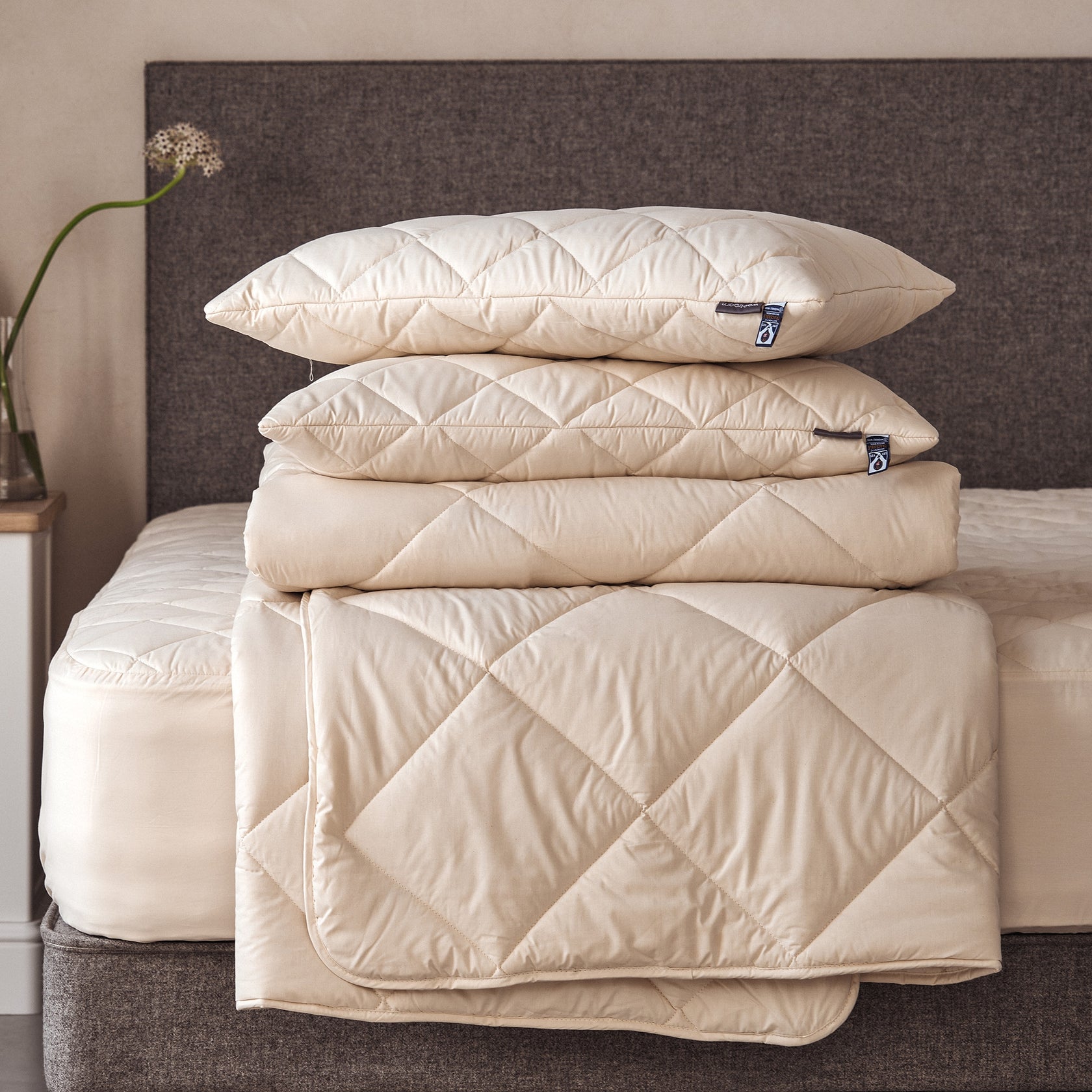 Deluxe Washable Wool Bedding Set - All Season - CA | Woolroom