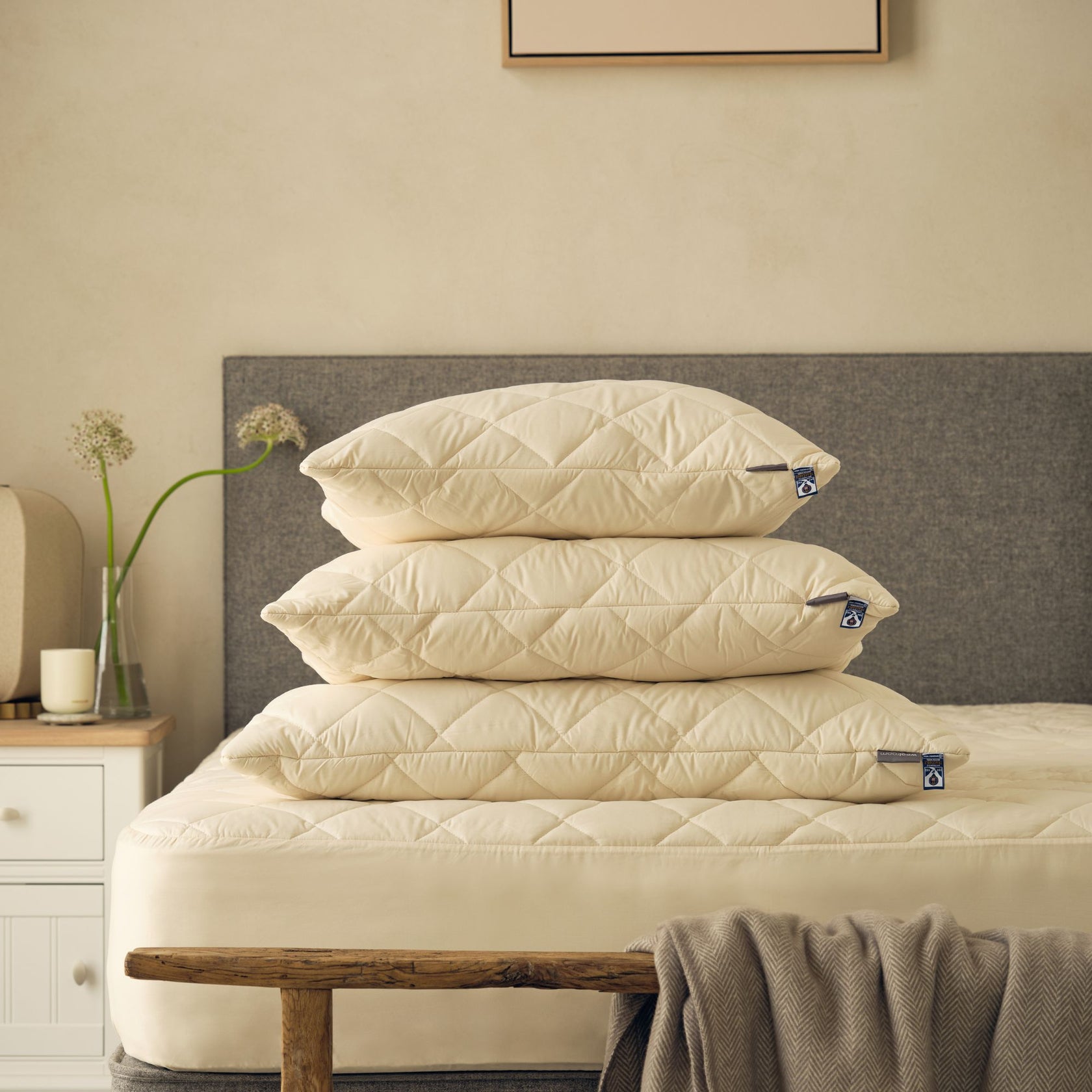 Deluxe Washable Wool Pillow | Organic Pillow | Woolroom